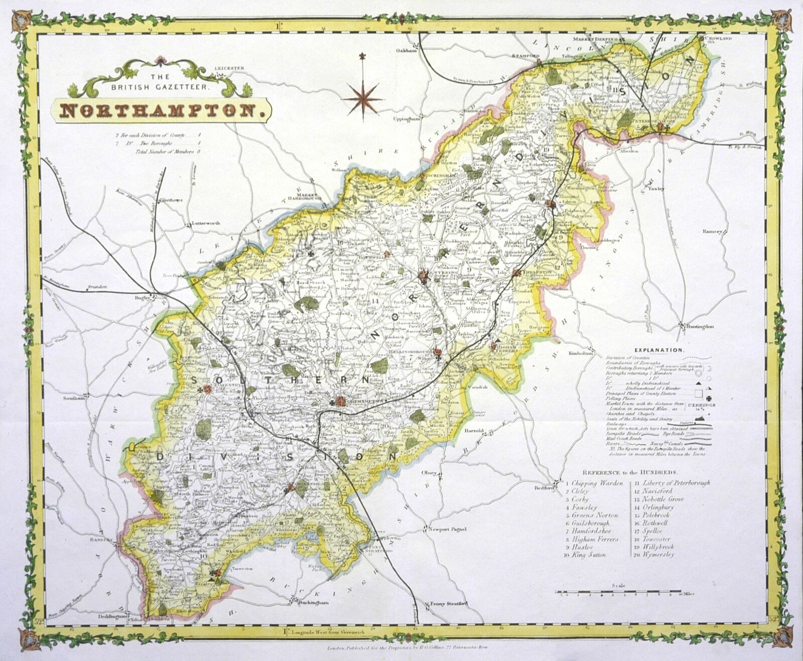 Jonathan Potter: Map : Northampton