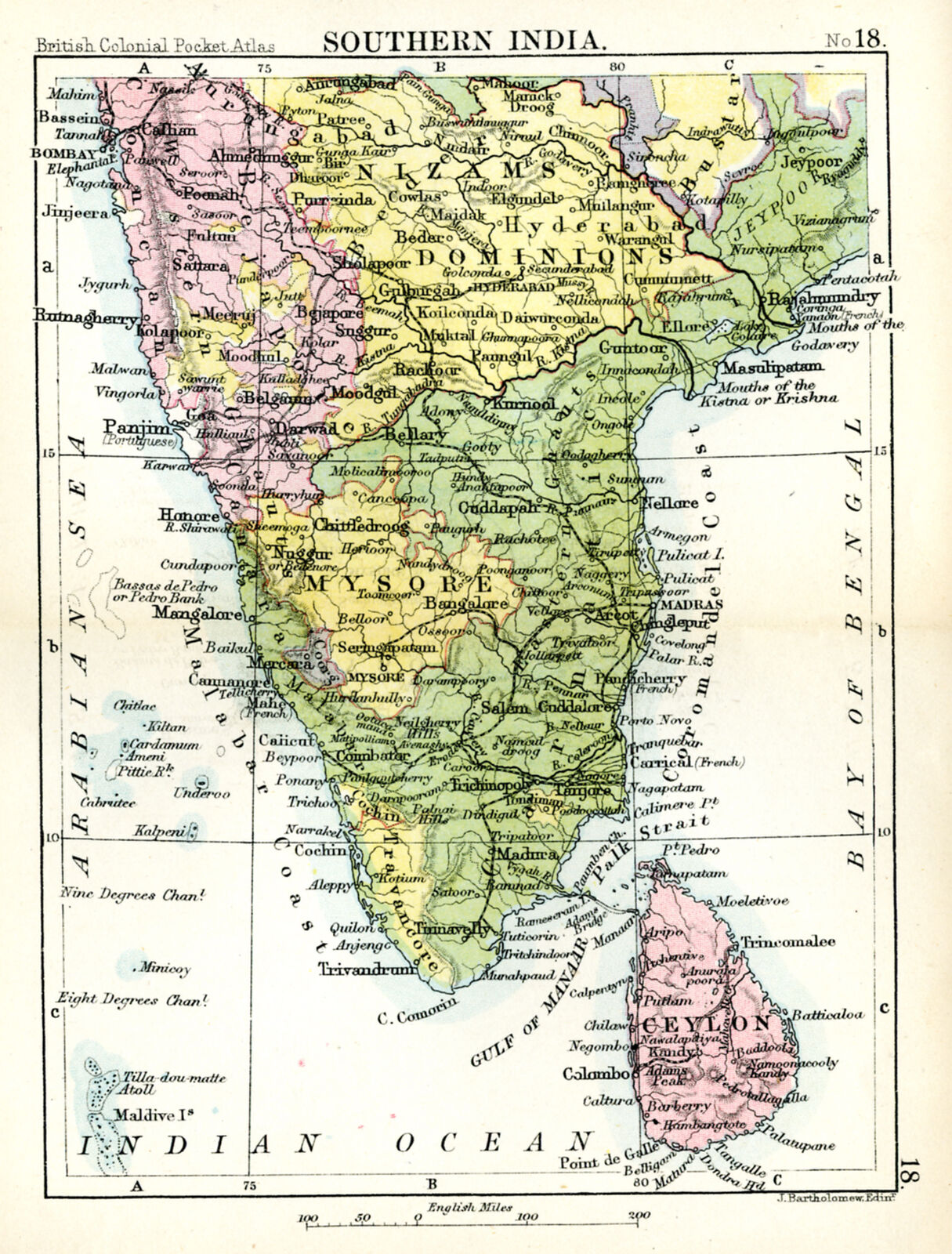 Southern India Map With Cities Images