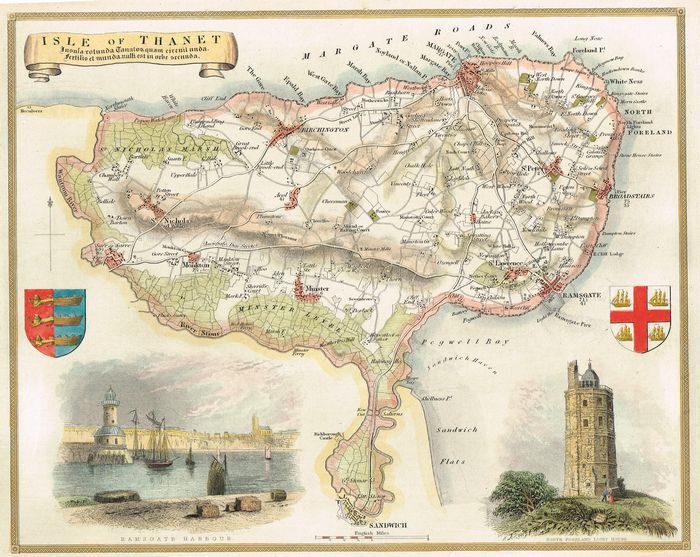 Jonathan Potter: Map : Isle Of Thanet