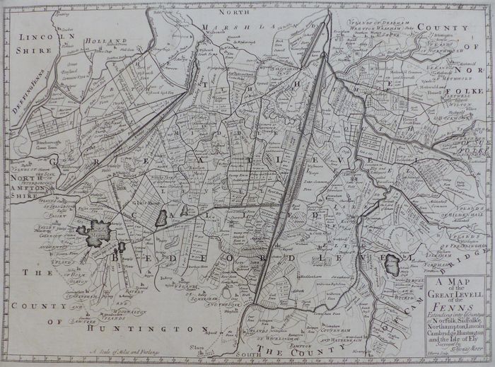 Jonathan Potter: Map : A Map Of The Great Levell Of The Fenns ...