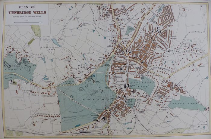 Tunbridge Wells Kent England Map