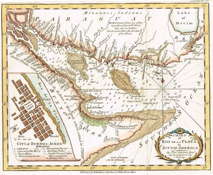 Rio De La Plata Physical Map