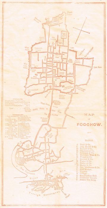 Jonathan Potter: Map : Map Of Foochow